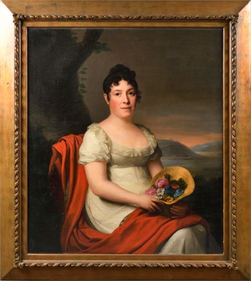 Friedrich Carl Gröger | Portraits of Mr. and Mrs. Gebauer on a ...