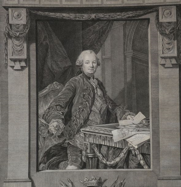 Etienne Fessard | PORTRAIT of Etienne François de CHOISEUL, Duke of ...