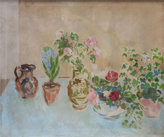 Stella Steyn | STILL LIFE FLOWERS (1953) | MutualArt