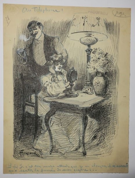 Henri Armengol | On the phone! | MutualArt