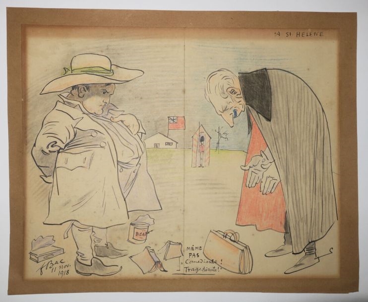 Ferdinand Bac | Même pas comediante! Tragédiante! (Caricature of ...