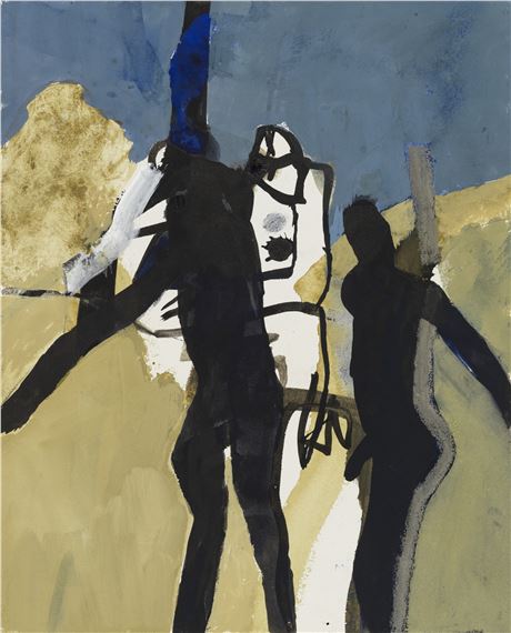 Keith Vaughan | Study of Boxer (1965) | MutualArt