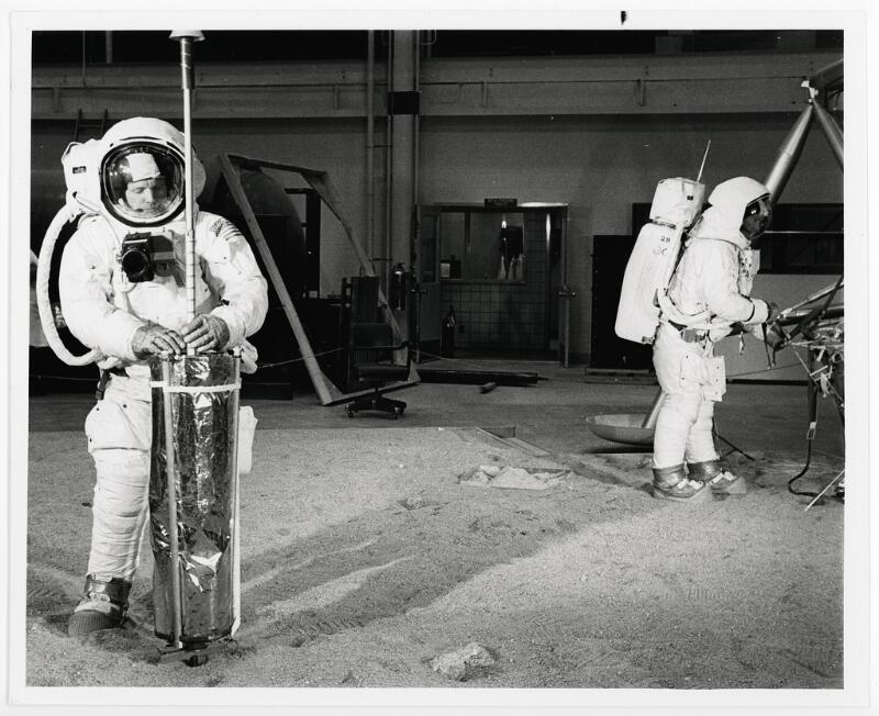 NASA | Apollo 11] The first lunar surface explorers and photographers ...
