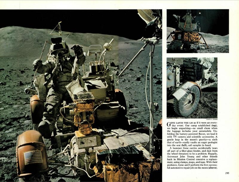 NASA | Apollo 17] Harrison Schmitt jumping into the LMP Rover seat for ...