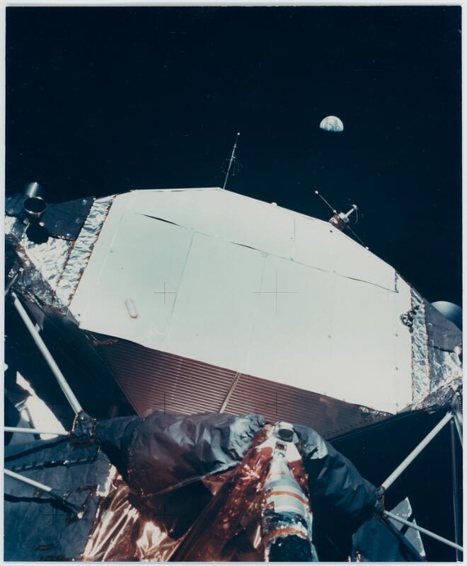 NASA | Apollo 11] The Earth seen for the first time by humans from the ...