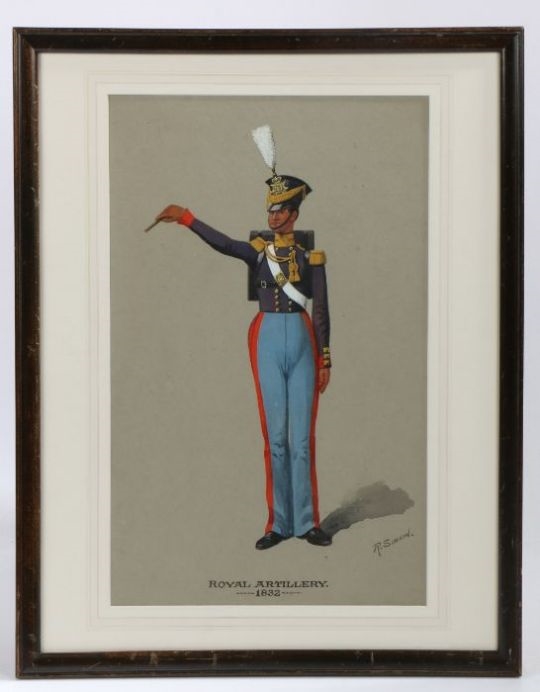 Richard Simkin | 2 WORKS: '29th Lancers (Deccan Horse)' ; '43rd ...