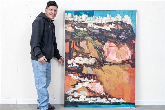 Alfred Cheney Chadbourn | Cliffs of Santorini | MutualArt