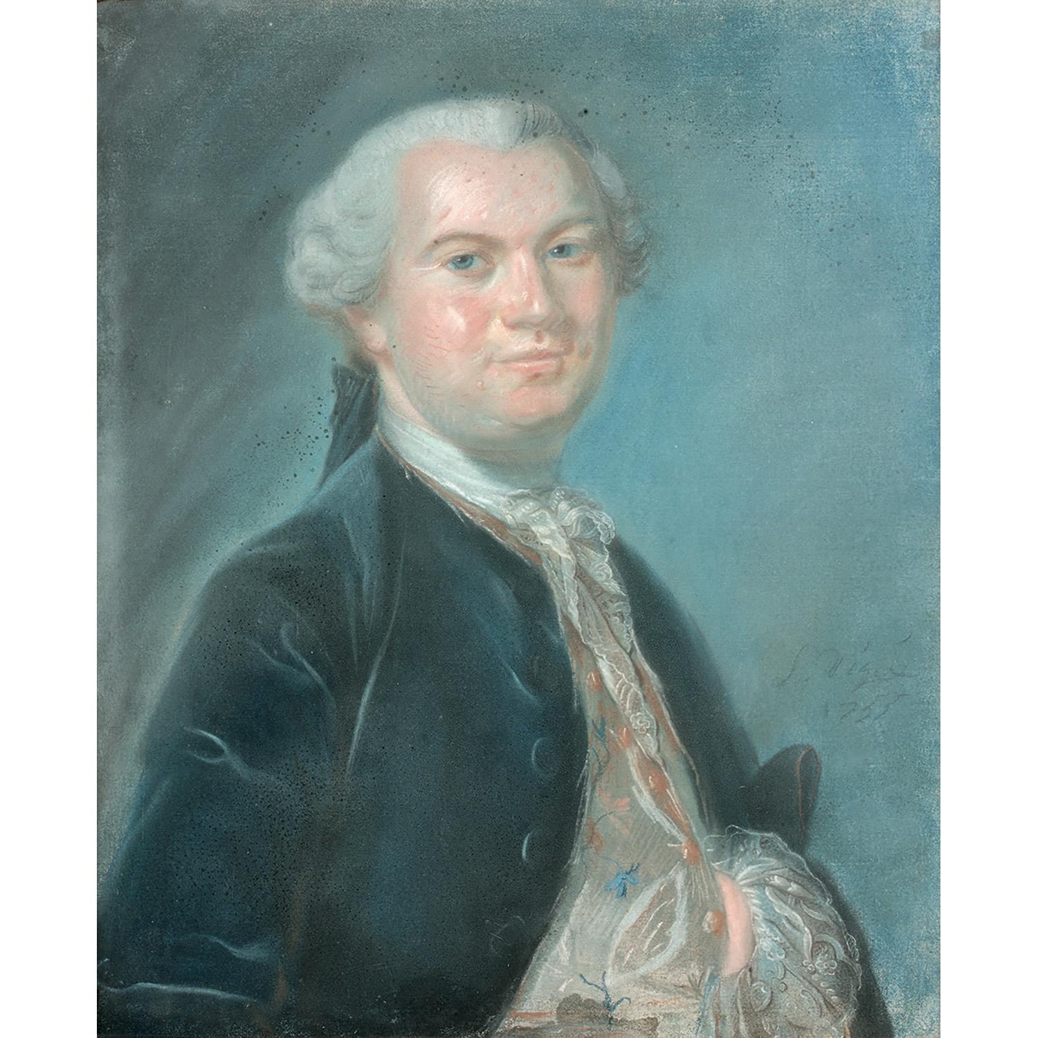 Louis Vigee | PORTRAIT PRESUME DE MONSIEUR COLLIGNON (1755) | MutualArt