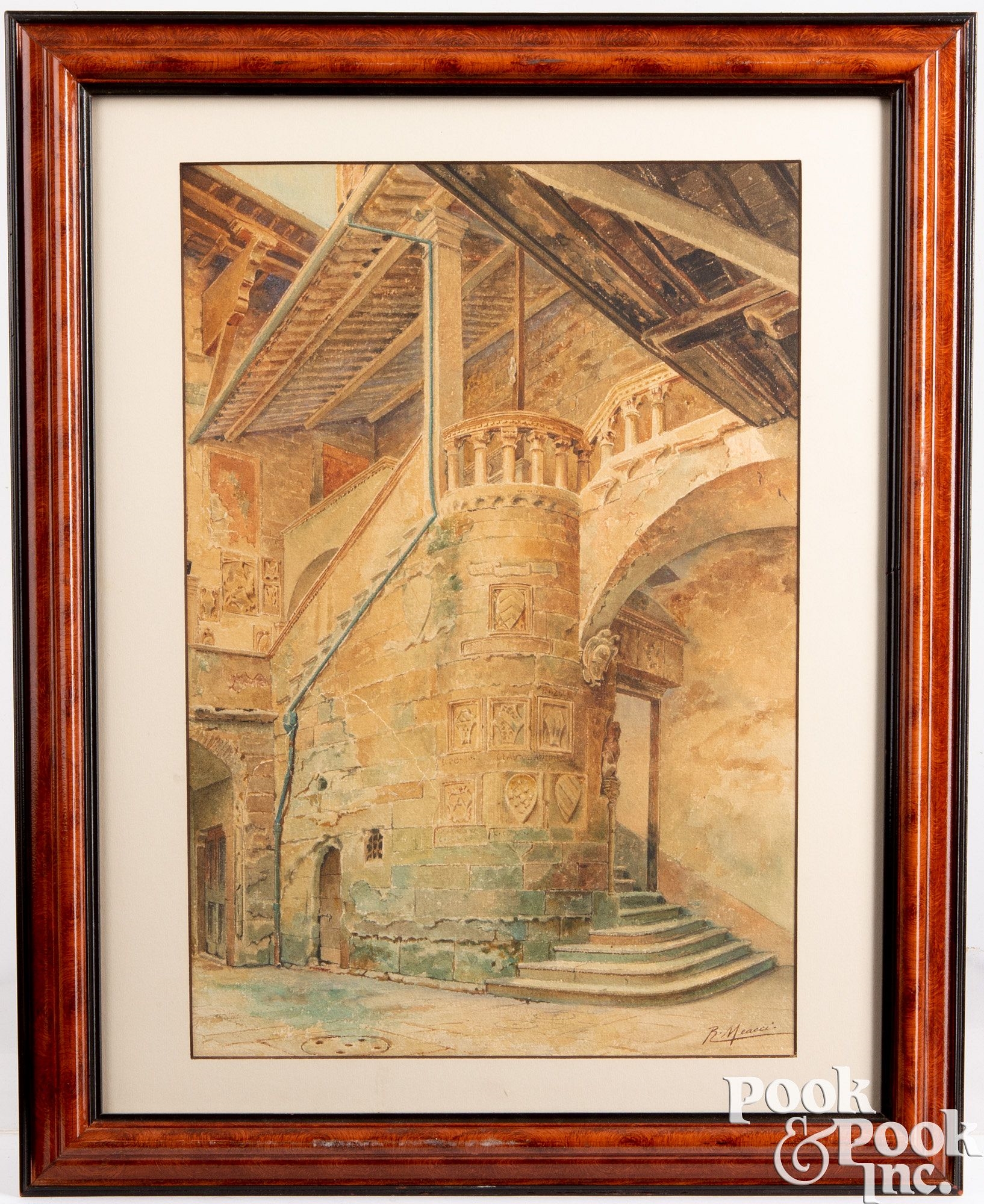 Joe Gilmore | Two watercolor works | MutualArt