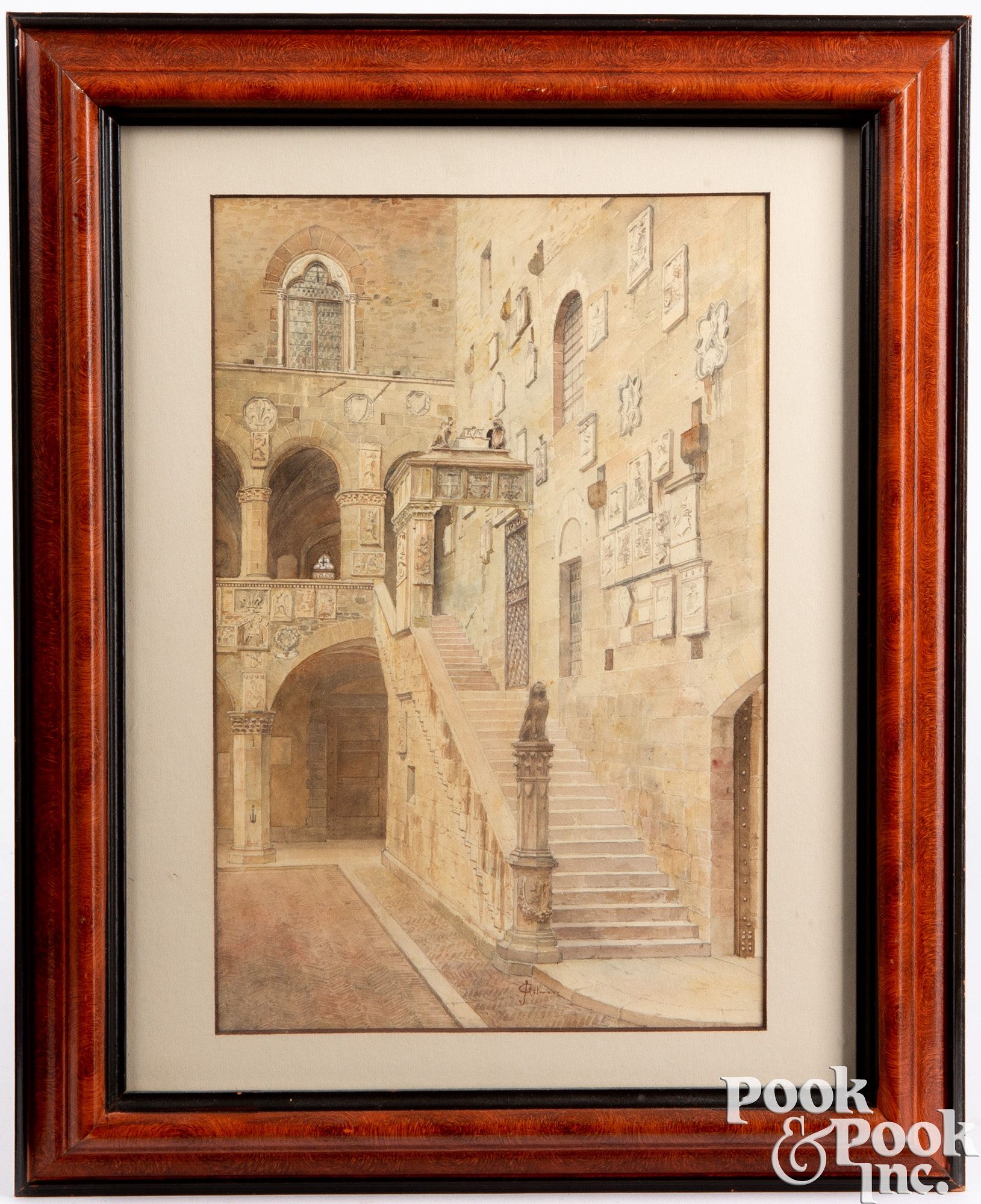 Joe Gilmore | Two watercolor works | MutualArt