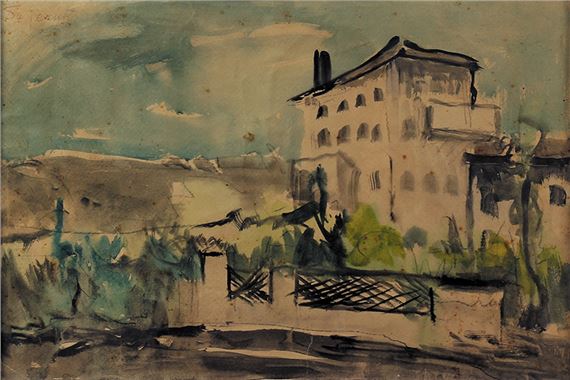 Jovan Bijelic | MOTIV IZ BEOGRADA (1940) | MutualArt