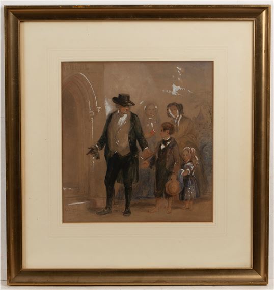 George B. Campion | Time for Sunday school (1796) | MutualArt