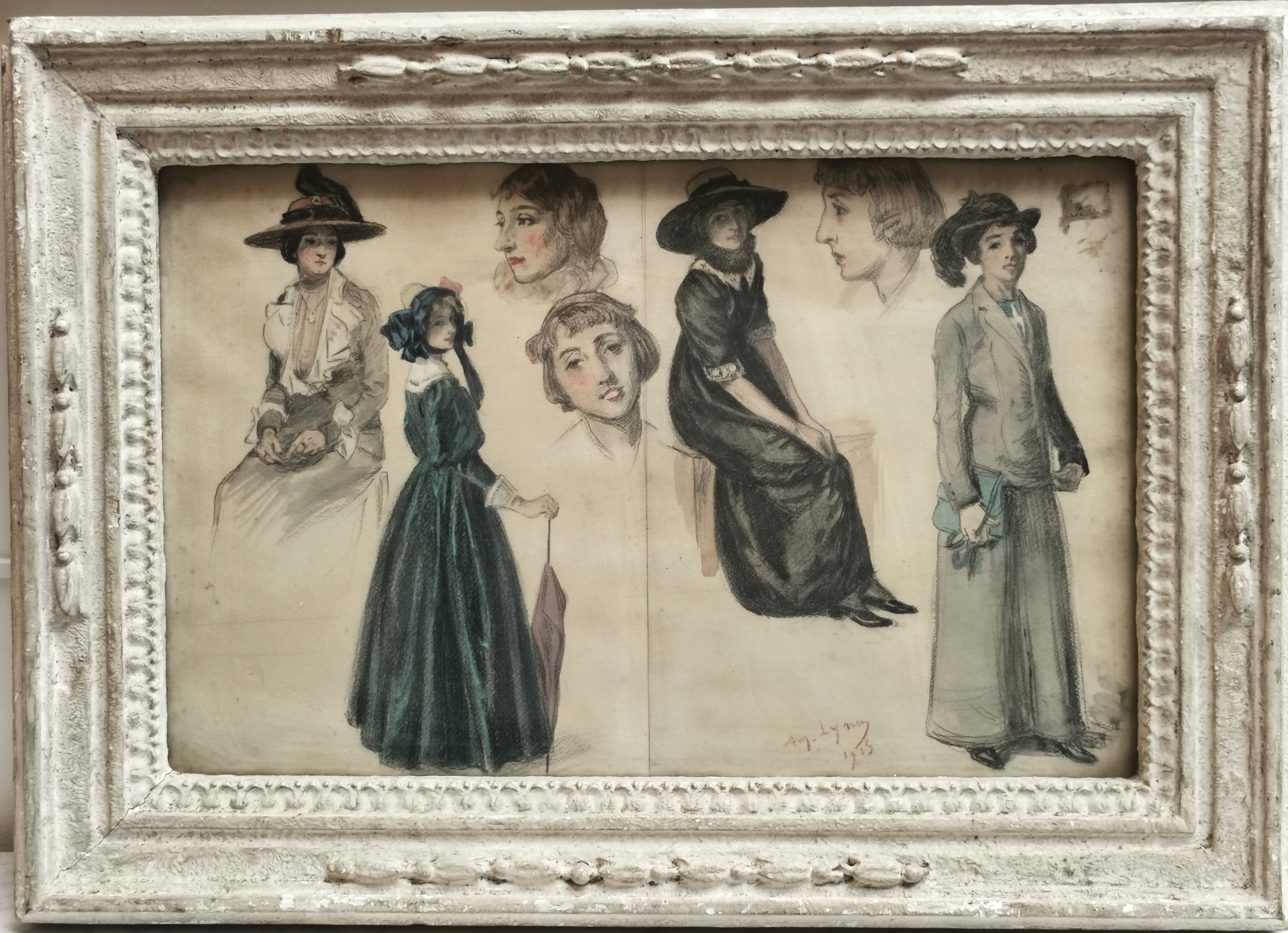 Amédée Lynen | Female figures (1913) | MutualArt