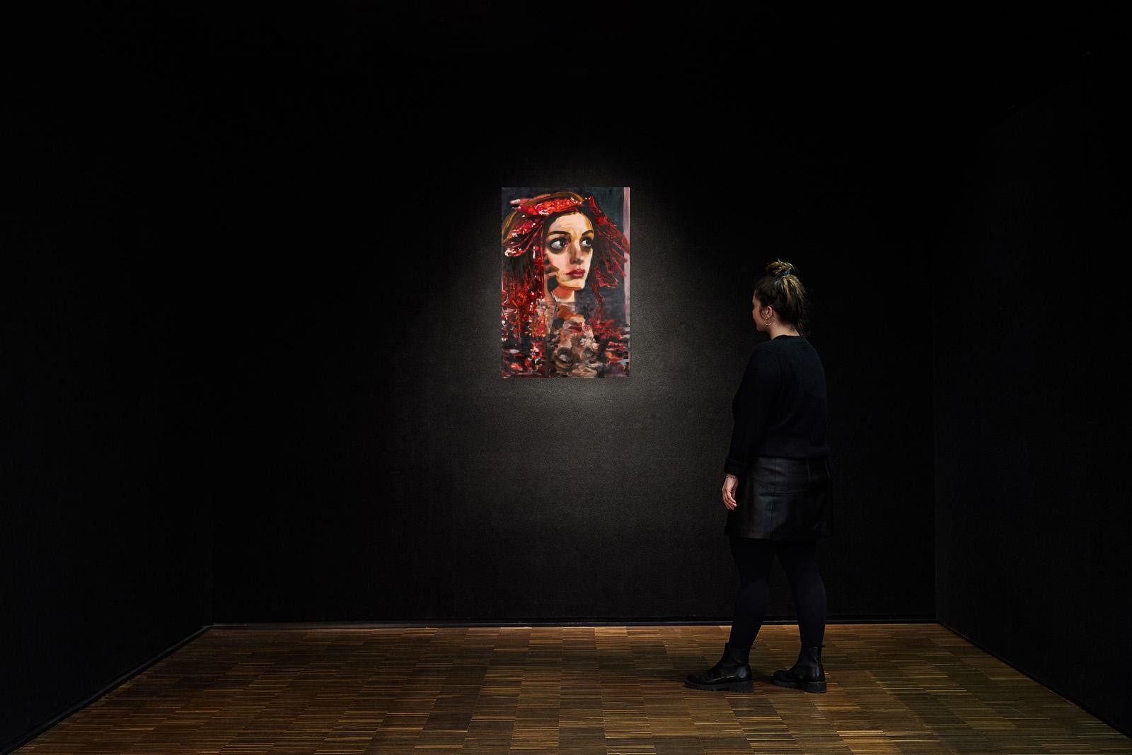 Dawn Mellor | Anne Hathaway. (2010) | MutualArt