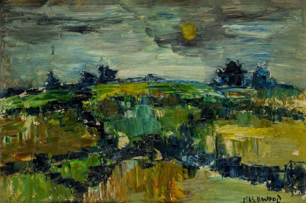 James Lawrence Isherwood | Pattern of Lancs. Fields from M6 | MutualArt