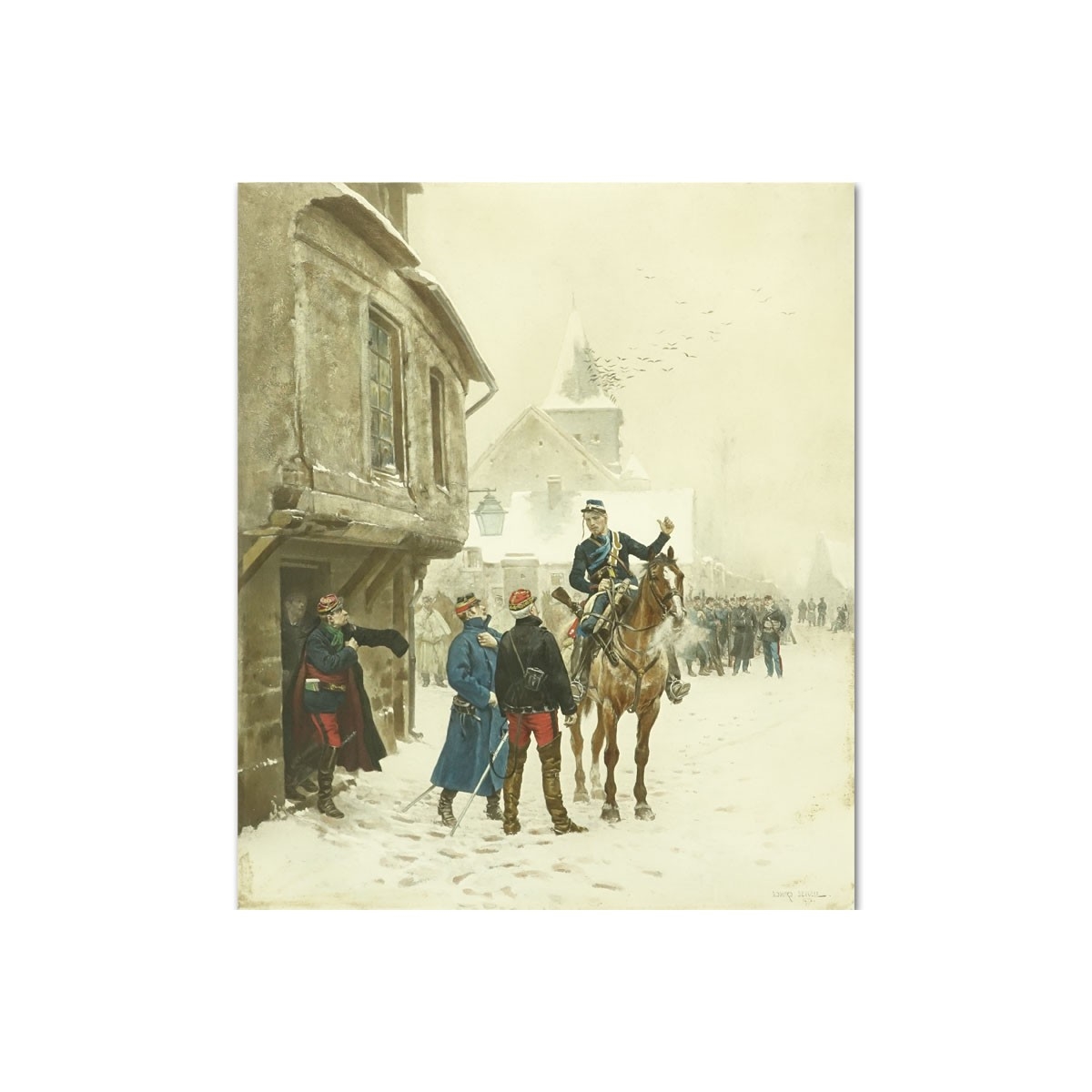 Édouard Jean Baptiste Detaille | L'Alerte (1878) | MutualArt