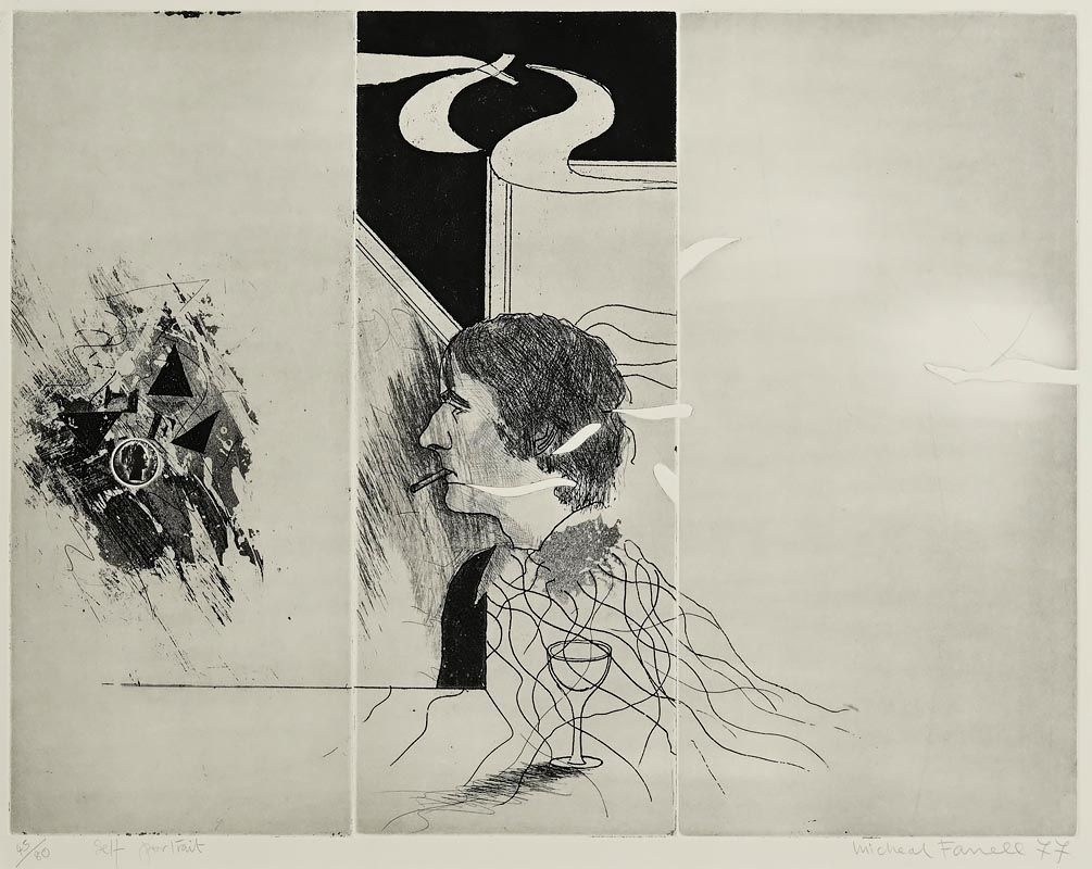 Michael Farrell | Self Portrait (1977) (1977) | MutualArt
