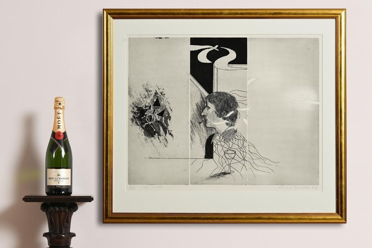 Michael Farrell | Self Portrait (1977) (1977) | MutualArt