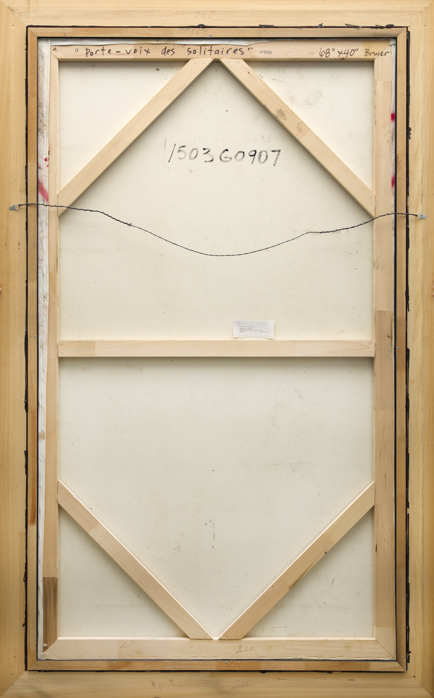 Dominic Besner | Porte-voix des solitaires (2001) | MutualArt