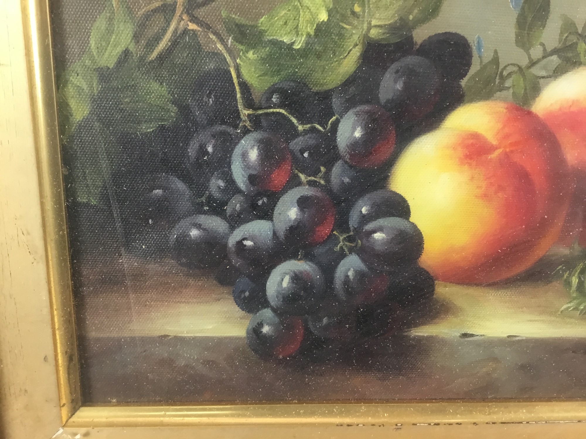 Edward Ladell | Still life with peaches | MutualArt