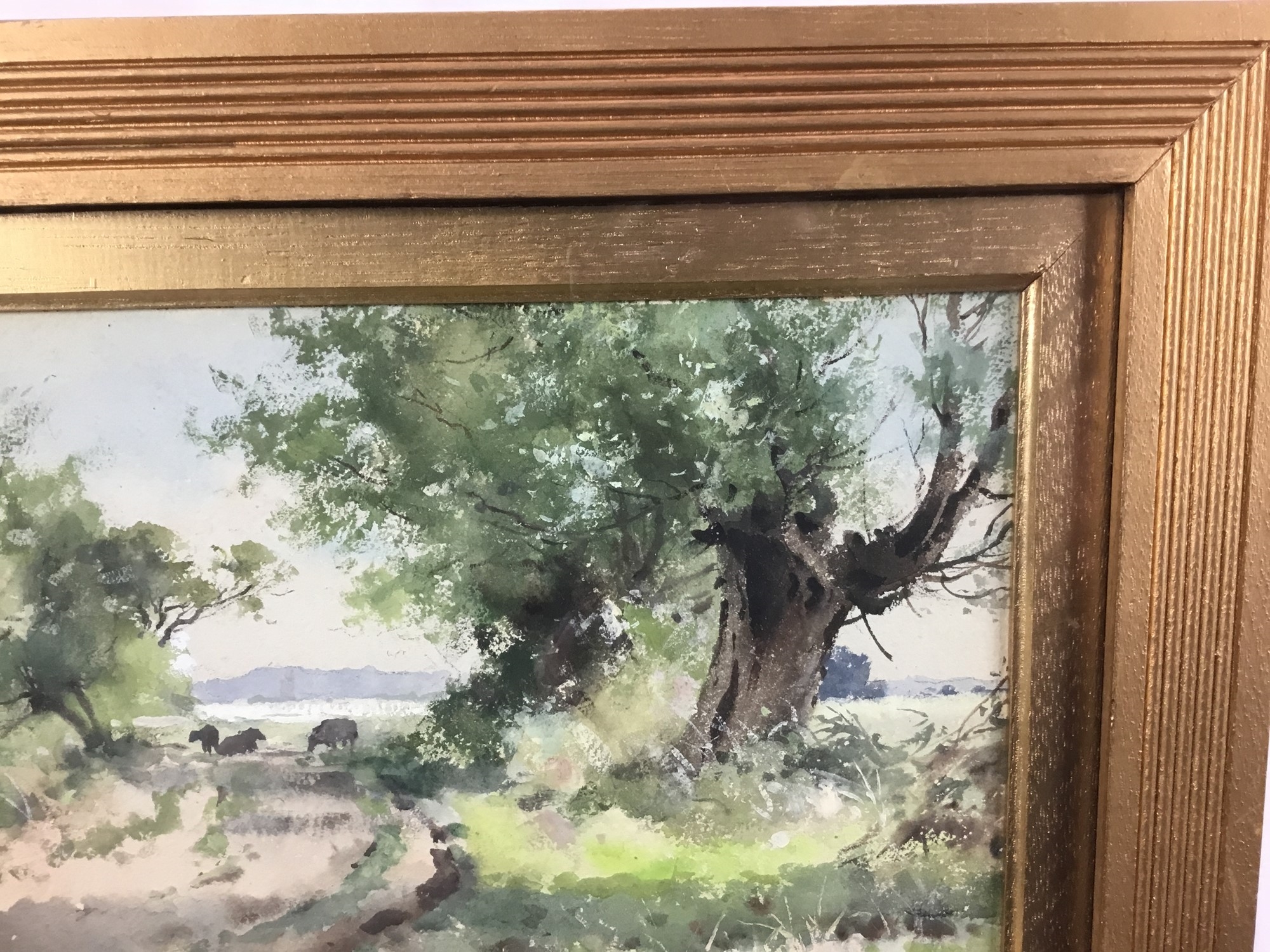 Reginald Jones | Landscape with cattle | MutualArt