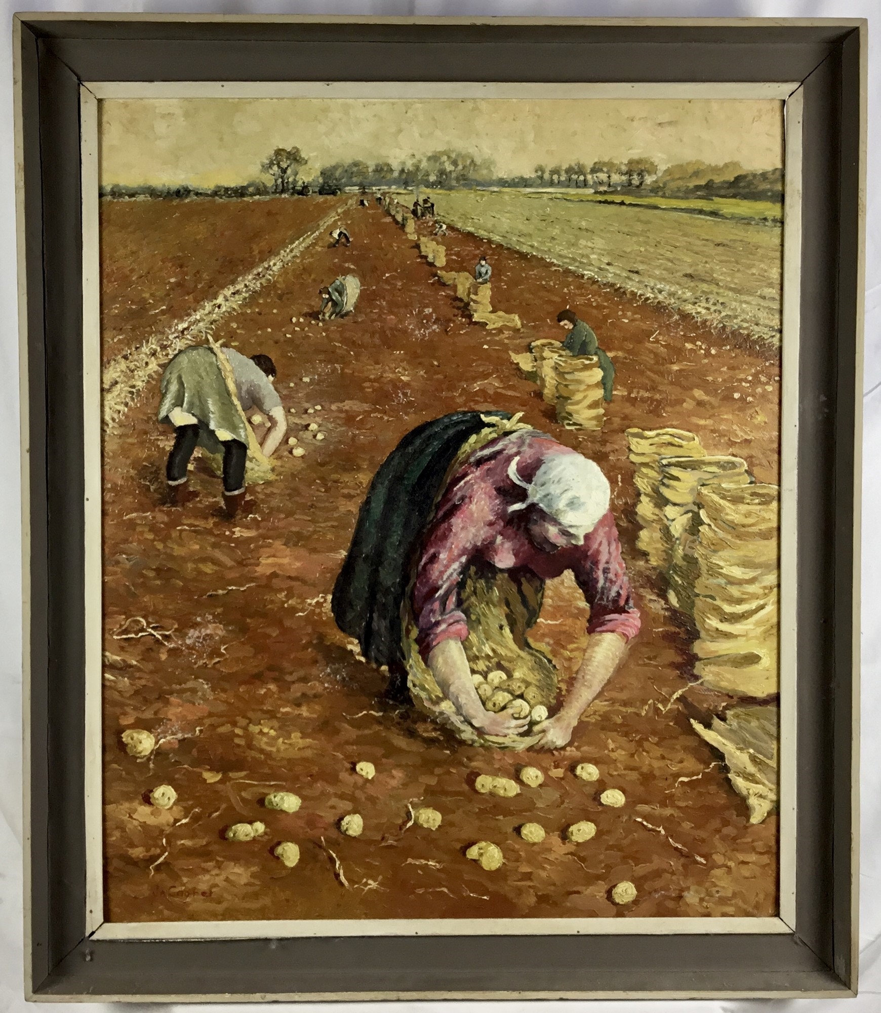 J. Cooper | The Potato Harvest | MutualArt