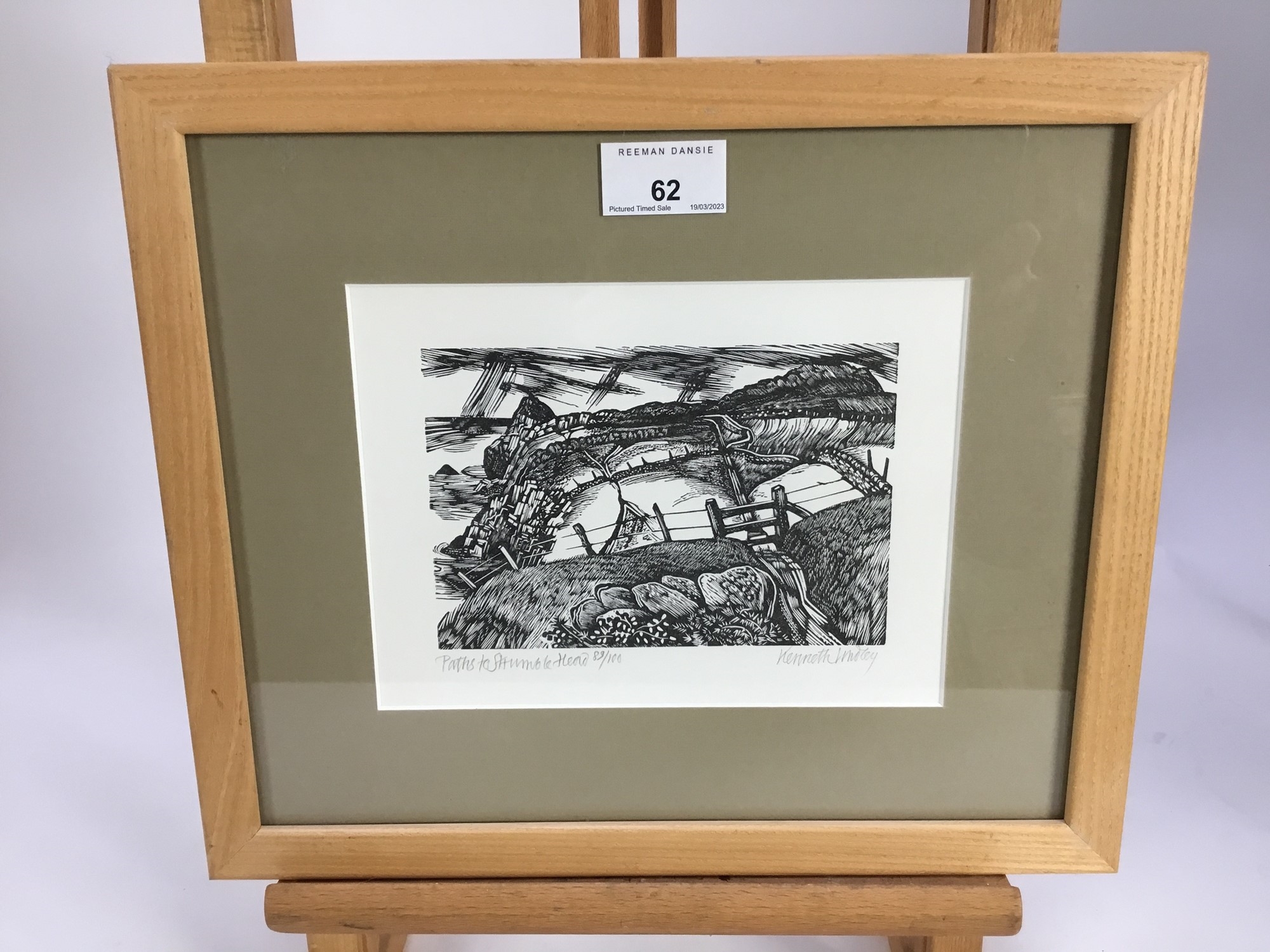 Kenneth Arthur Lindley | “Paths To Strumble Head”, landscape of ...