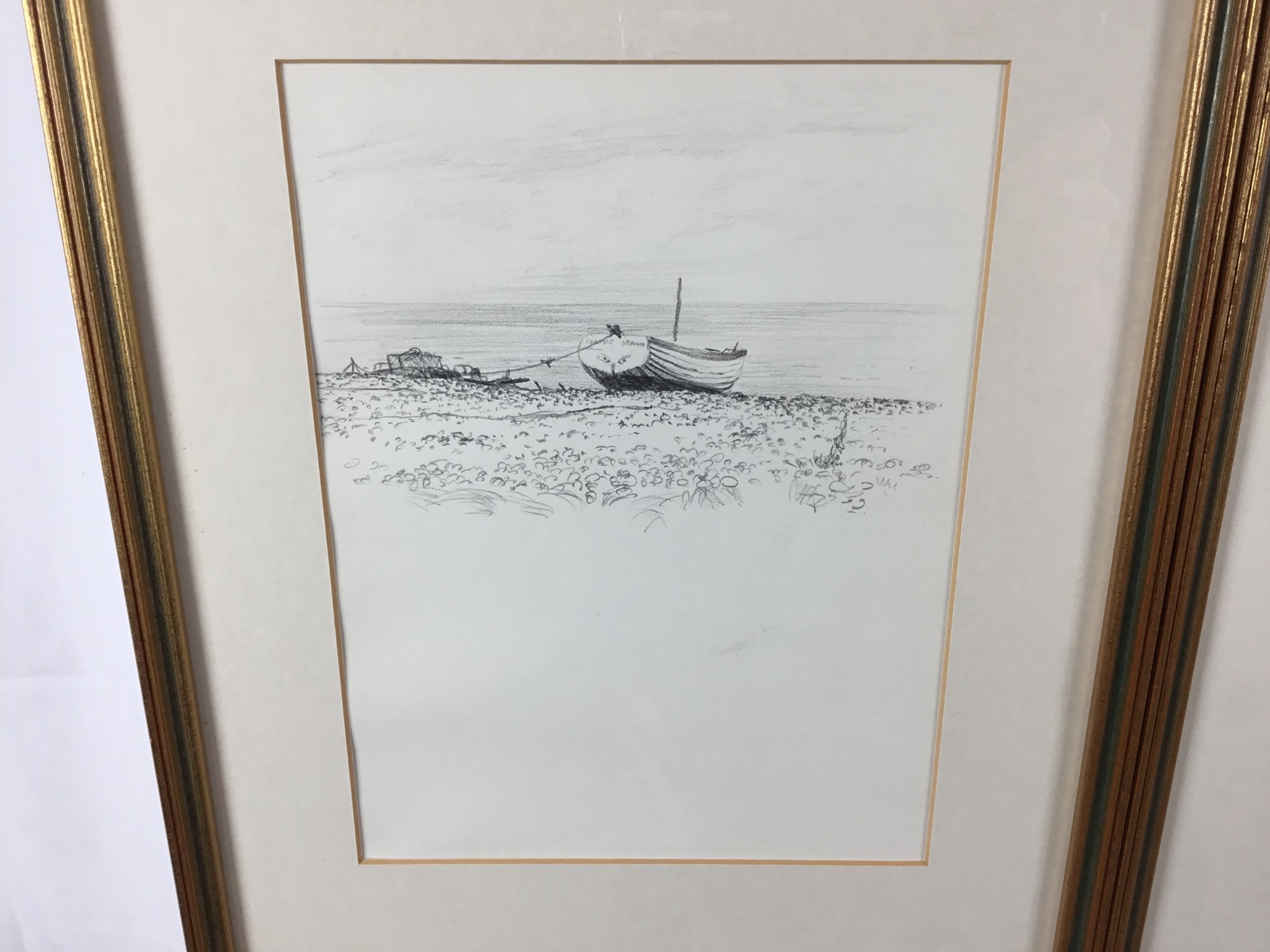 Glyn Morgan | Aldeburgh beach and portrait of a lady | MutualArt