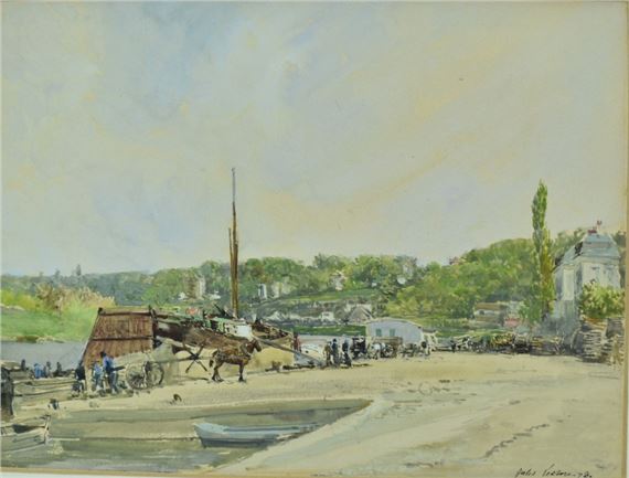 Jules Lessore | French Harbour (73) | MutualArt