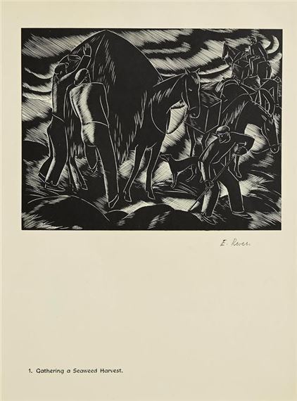 Elizabeth Rivers | Gathering a Seaweed Harvest | MutualArt