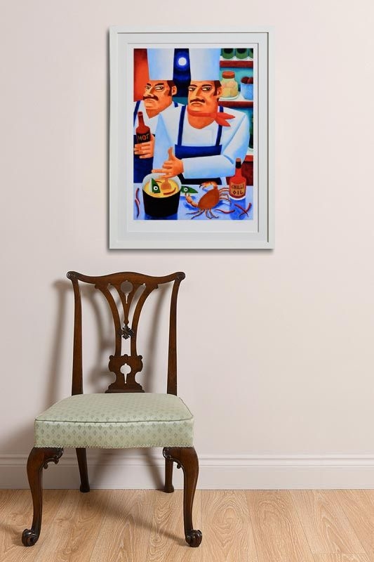 graham-knuttel-hot-in-the-kitchen-mutualart