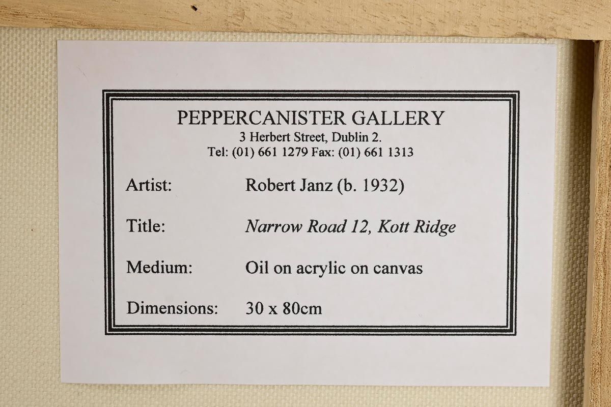 Robert Janz | Narrow Road, 12 Knott Ridge | MutualArt