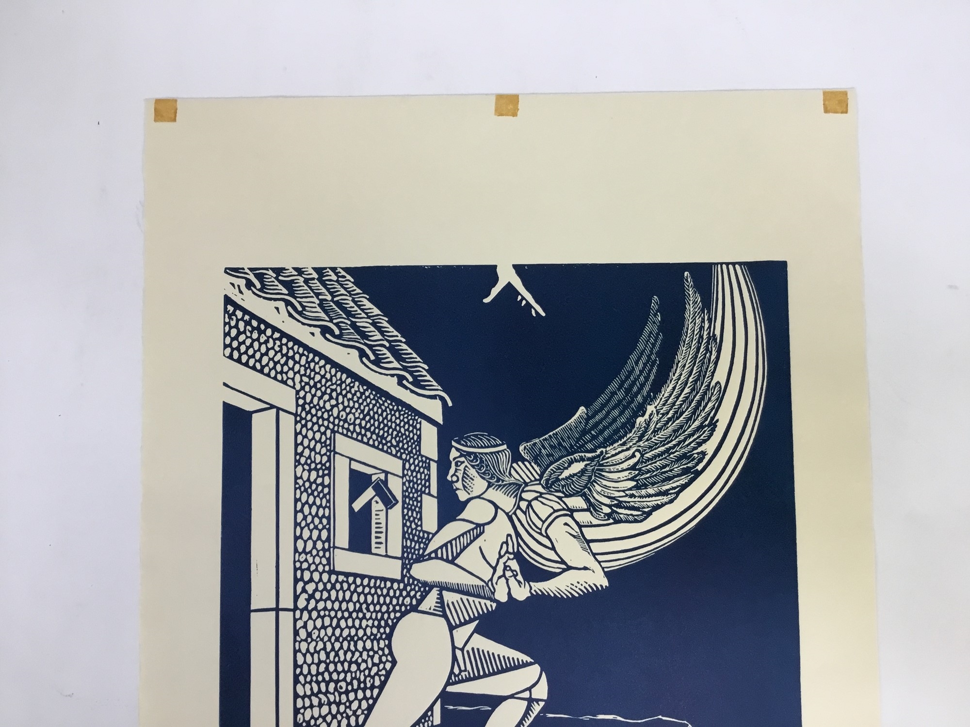 James Dodds | Carpenter Wrestling with an Angel, | MutualArt