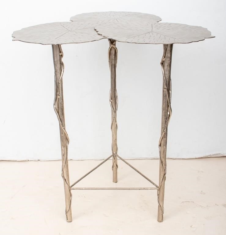 Michael Aram | Lily Pad Tripod Side Table | MutualArt