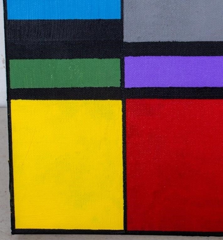 Piet Mondrian | Abstract depicting a geometric composition in ...