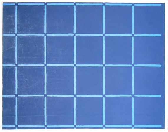 Raoul Dufy | Untitled (Blue geometric composition) | MutualArt