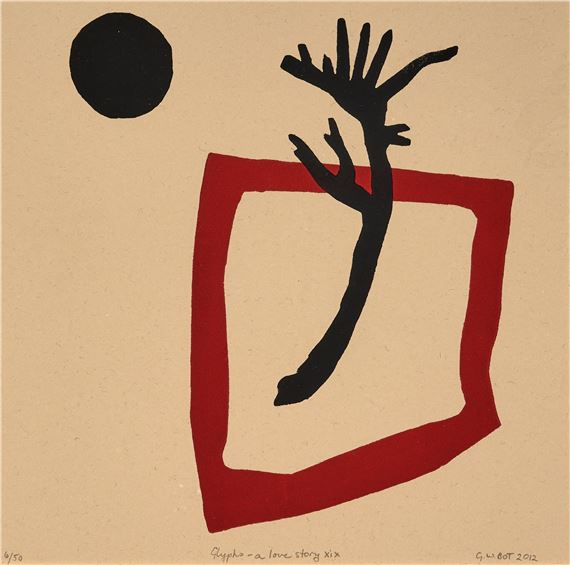 G.W. Bot | Glyphs a Love story XIX (2012) | MutualArt