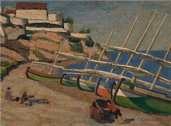 George Duncan | Spanish Fishing Boats | MutualArt