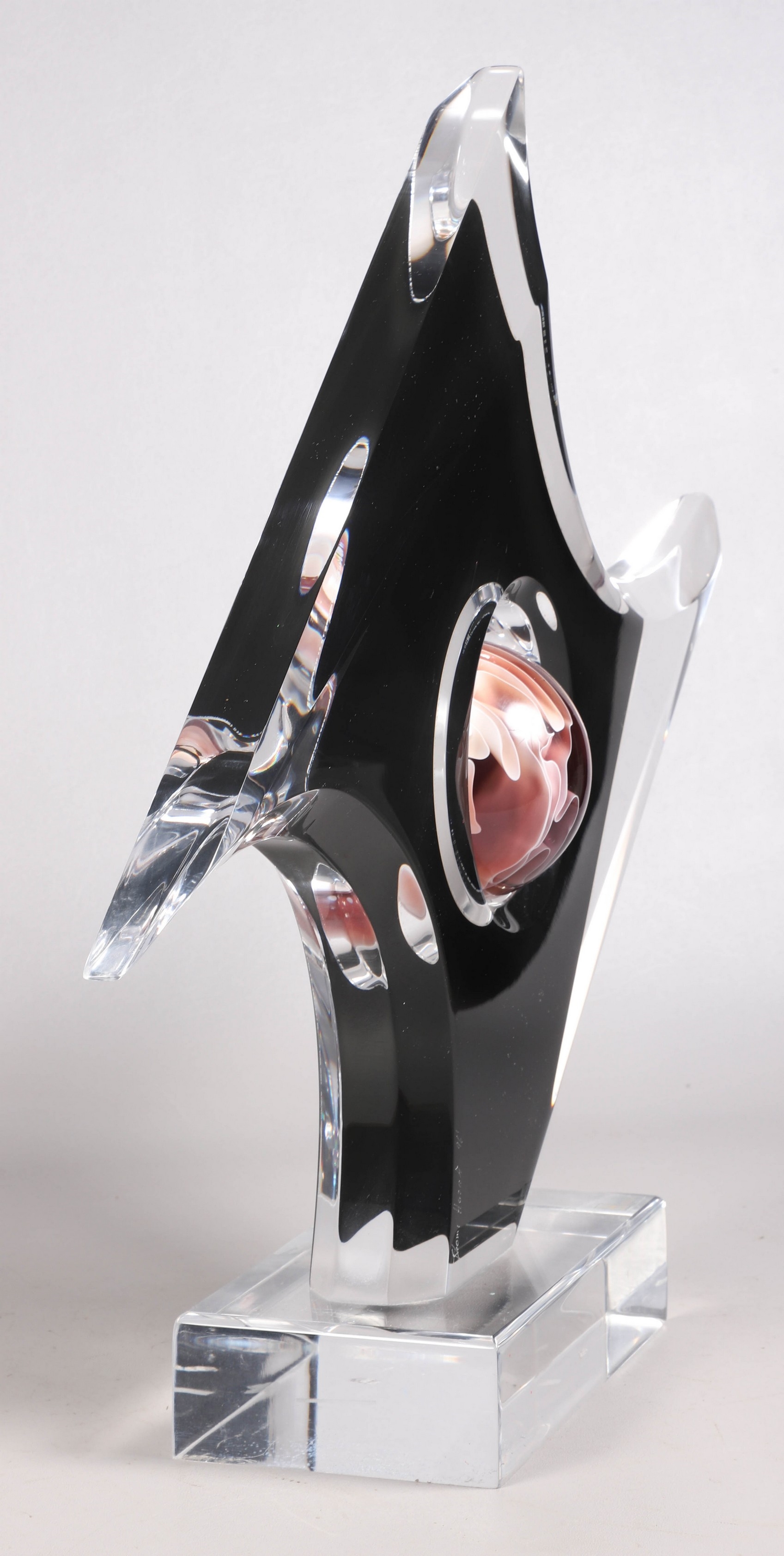 Shlomi Haziza | Shlomi Haziza lucite abstract sculpture | MutualArt