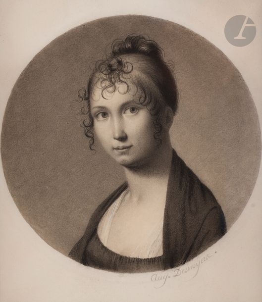 Auguste Gaspard Louis Boucher Desnoyers | Anne-Adrienne Lévêque, wife ...