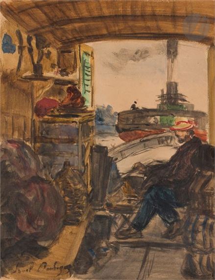 Karl Pierre Daubigny | Portrait of Charles-François (1886) | MutualArt