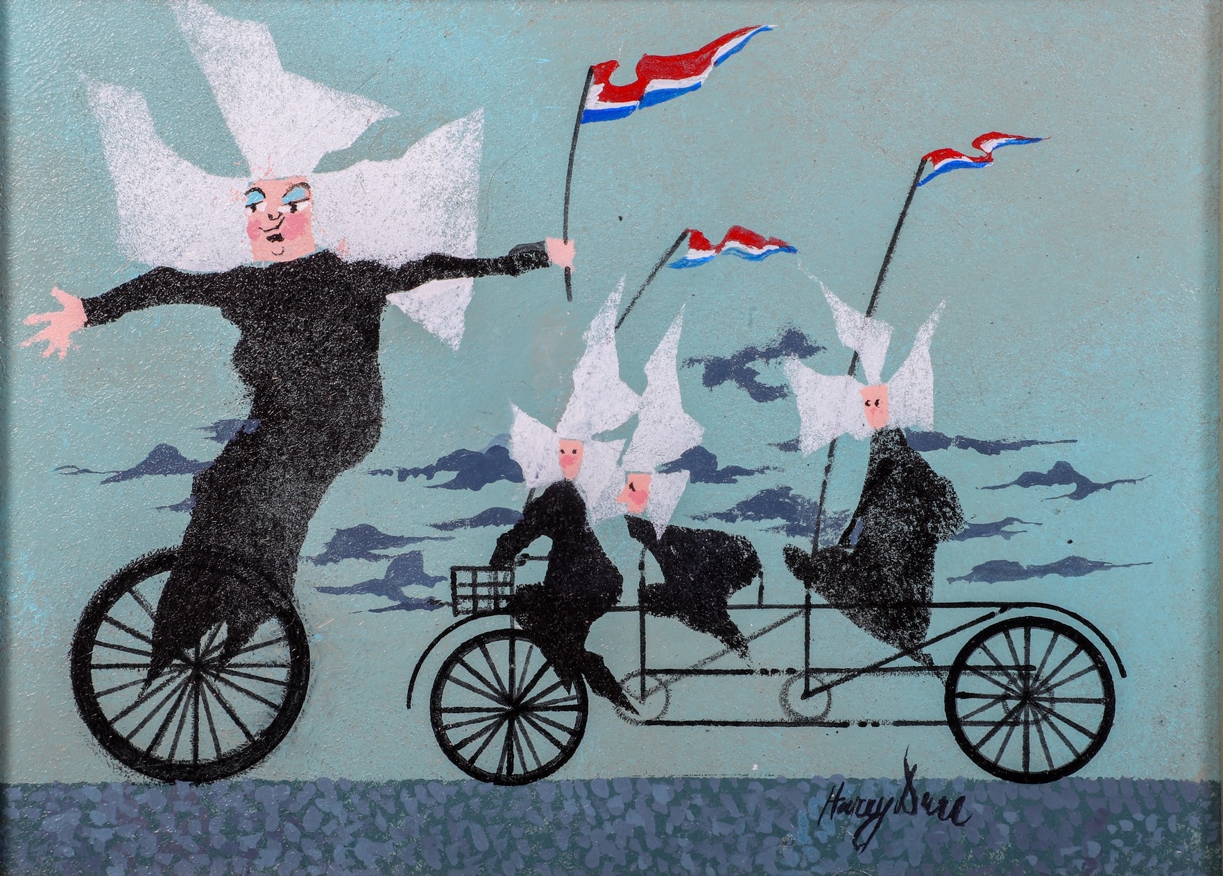 Harry Dunn | Tri-Colors | MutualArt