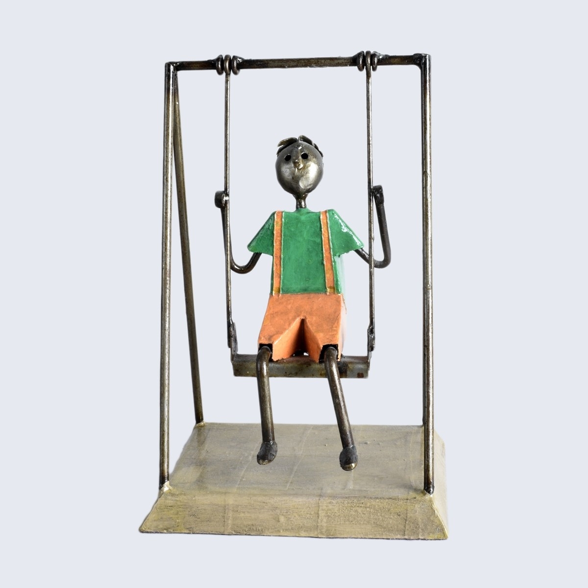 Manuel Felguérez | Young Boy on Swing Set | MutualArt
