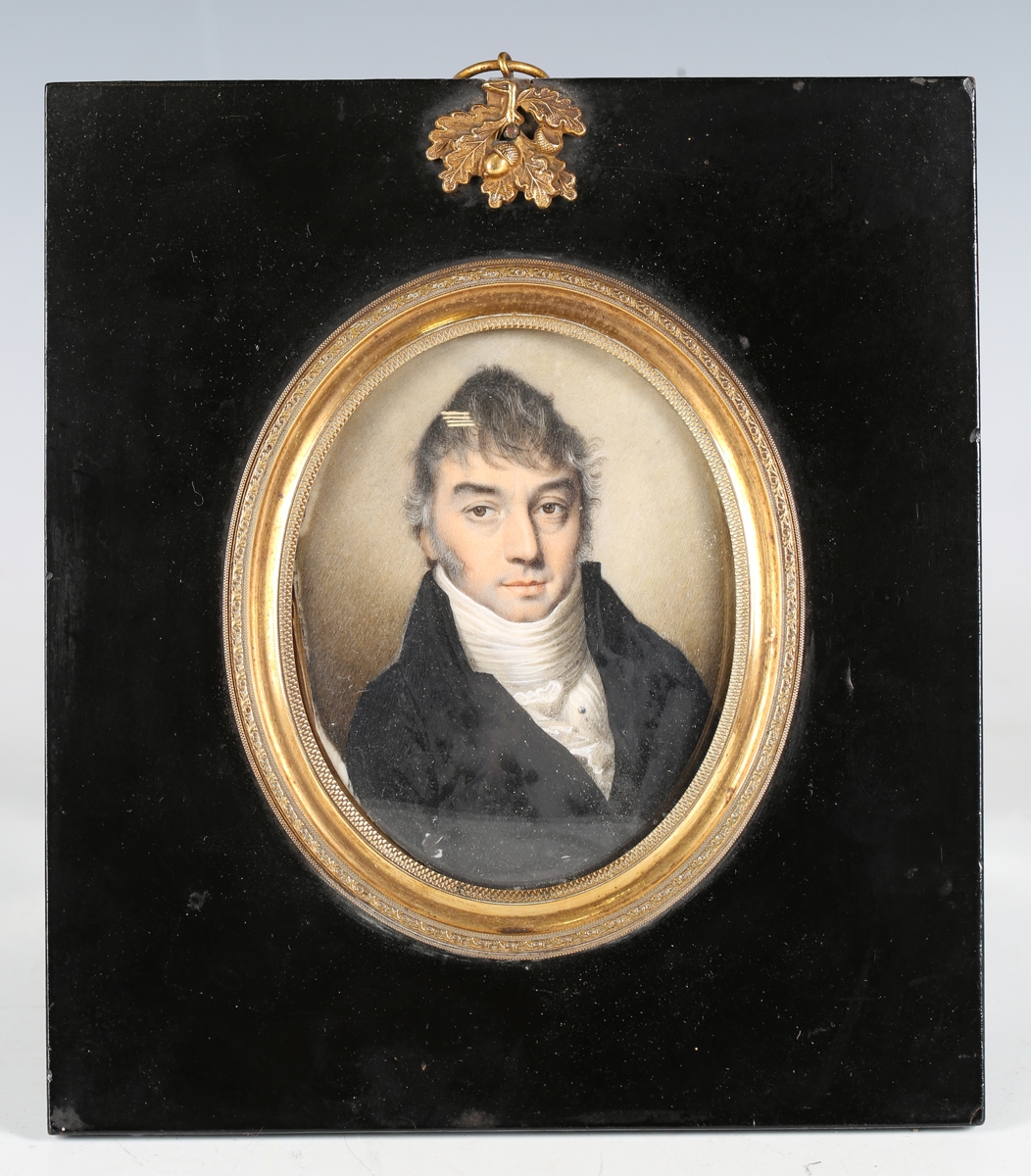 George Engleheart | a late 18th/early 19th century watercolour on ivory ...