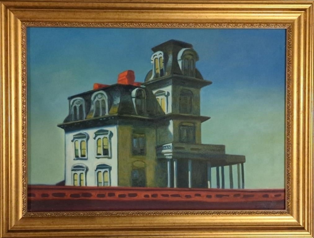 Edward Hopper | Original in the Manner of Edward Hopper Canvas (20th ...