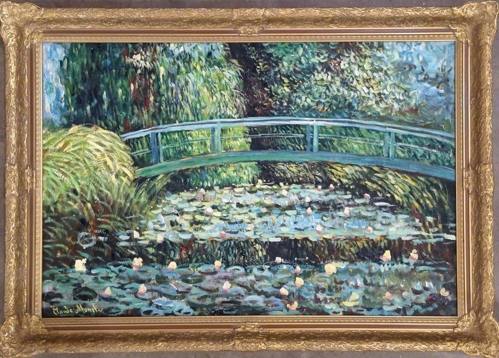 Claude Monet | Original in the Manner of Claude Monet, Canvas | MutualArt
