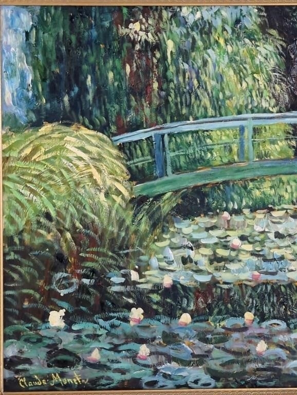 Claude Monet | Original in the Manner of Claude Monet, Canvas | MutualArt