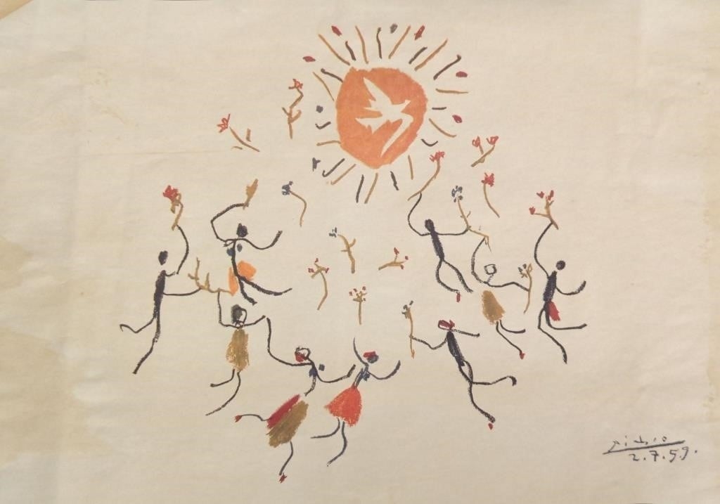 Pablo Picasso | Rare Picasso Ronde au Soleil (Sun Circle) 1959 (1959 ...