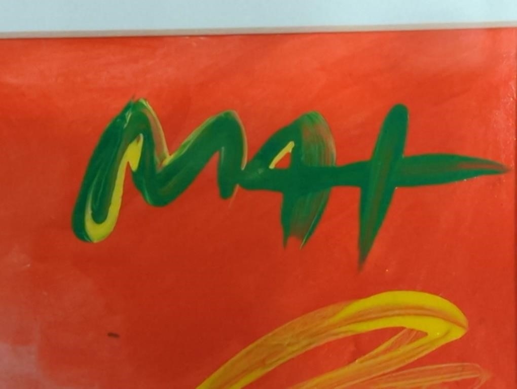 Peter Max | Original in the Manner of Peter Max, Mick Jagger | MutualArt