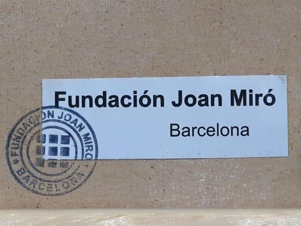 Joan Miró | Original in the Manner of Joan Miro Canvas | MutualArt